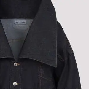 Balenciaga Standing Collar Boxy Jacket