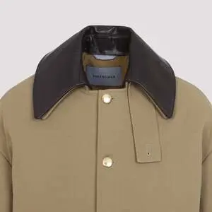 Balenciaga Short Peacoat - Multicolor