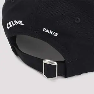 Celine Triomphe Cap - Black