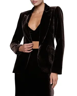L'Agence Chamberlain Velvet Blazer