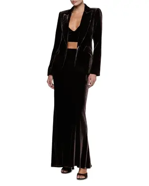 L'Agence Chamberlain Velvet Blazer