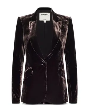 L'Agence Chamberlain Velvet Blazer