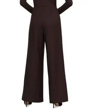 L'Agence Nova Pleated Wide Leg Pants