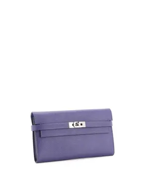 Hermès Long Kelly Verso Epsom Leather Wallet