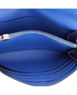 Hermès Long Kelly Verso Epsom Leather Wallet