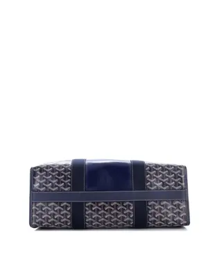 Goyard Mm Villette Tote Printed Coated Canvas - Blue/ Blue/ Brown