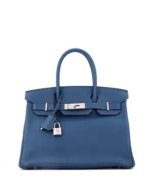 HERMÈS Birkin 30 Novillo Leather Palladium Hardware Tote