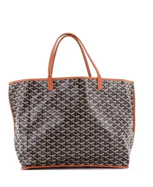 Goyard Gm Anjou Reversible Tote Coated Canvas - Black