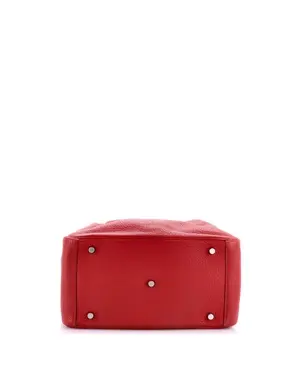 Hermès Lindy 30 Clemence Leather Shoulder Bag - Red