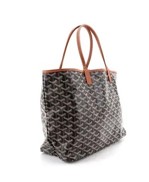 Goyard Pm Saint Louis Tote Coated Canvas - Brown