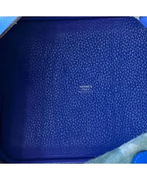Hermès Mm Picotin Lock Bag Clemence - Blue