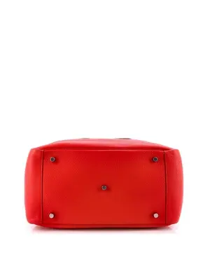 Hermès Lindy Leather Satchel - Red