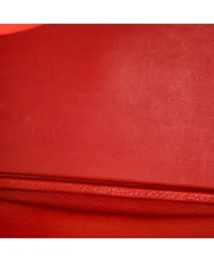 Hermès Lindy Leather Satchel - Red
