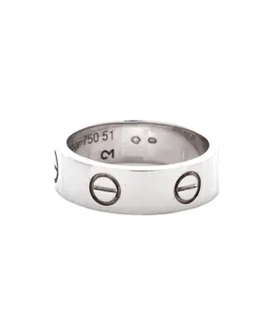 CARTIER Love Band Ring 18k Gold