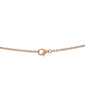 CARTIER Love Interlocking Necklace 18k Rose Gold, 17.25