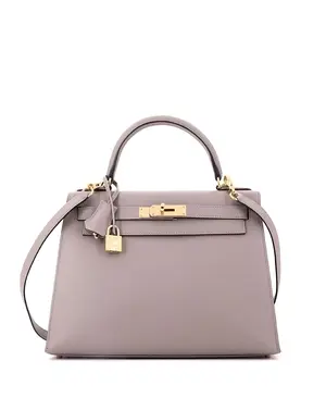Hermès Kelly 28 Handbag Grey Epsom With Gold Hardware - Gris Asphalte