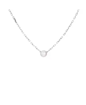 CARTIER Small D'amour Pendant Necklace 18k Gold With Diamond, 14.5
