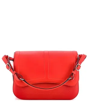 Hermès Harnais Shoulder Bag Epsom And Tadelakt - Red