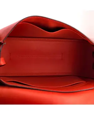 Hermès Harnais Shoulder Bag Epsom And Tadelakt - Red