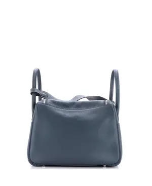 Hermès 30 Lindy Bag Clemence - Blue