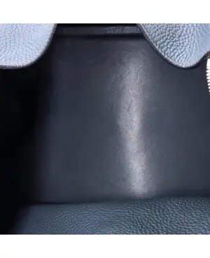 Hermès 30 Lindy Bag Clemence - Blue