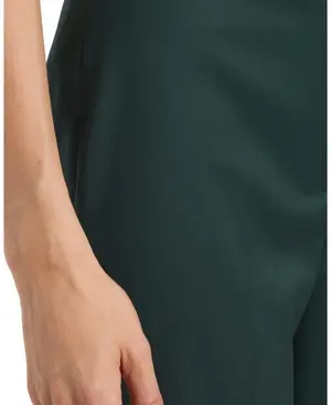 Santorelli Beth Mid-rise Flared Pant In Soft Stretch Twill