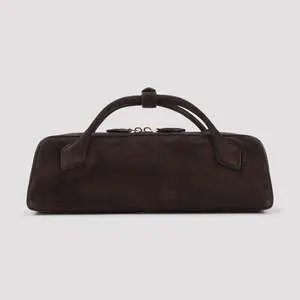 Alaïa Teckel Suede Clutch