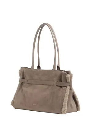 COCCINELLE Sabine Soft Suede Tote Bag