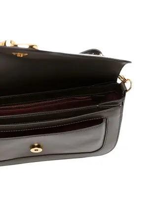 COCCINELLE Logo-plaque Leather Shoulder Bag By