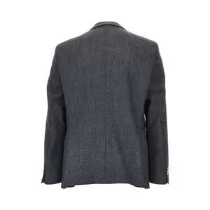 MARSEM Prince Of Wales Wool-blend Jacket