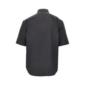 Gucci Gg Poplin Shirt With Zip Closure