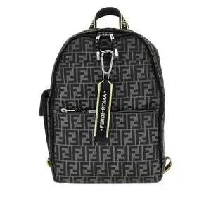Fendi Climb' Ff Technical Fabric Backpack - Brown