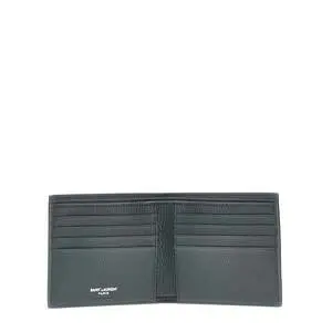 Saint Laurent Grained Leather Bi-fold Wallet