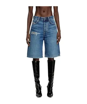 DIESEL® De-sire-short Ripped Denim Shorts