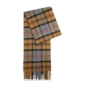 Barbour Tartan Fringed Scarf - No