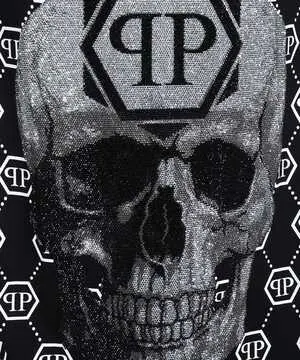 Philipp Plein Rhinestone-embellished Skull T-shirt