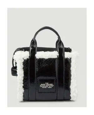 Marc Jacobs The Crinkle Shearling Mini Tote