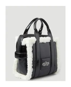Marc Jacobs The Crinkle Shearling Mini Tote