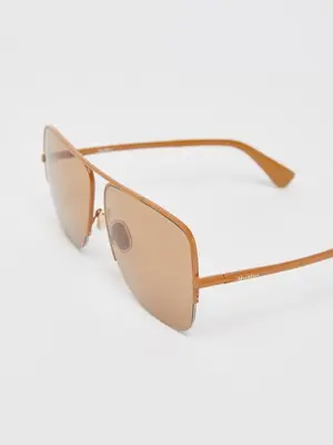 Max Mara Metal Aviator Sunglasses