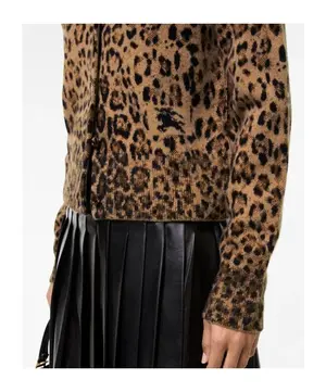 Burberry Logo Detailed Knitted Cardigan