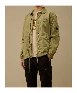 C.P. COMPANY Logo-embroidered Shirt Jacket