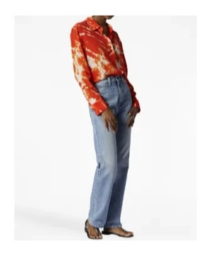 Equipment Tie-dye Silk Shirt