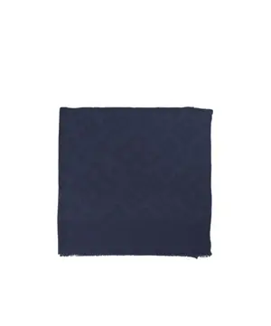 Tagliatore Worn-out Scarf - Navy Blue