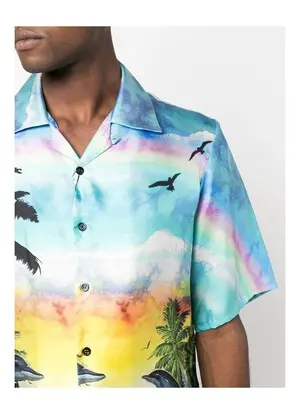 Philipp Plein Graphic-print Silk Shirt