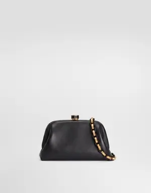 Dolce & Gabbana Mini Grandma Handbag In Plongé Nappa Leather