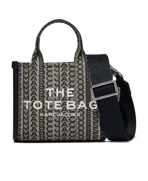 Marc Jacobs Small The Monogram Tote Bag - Black