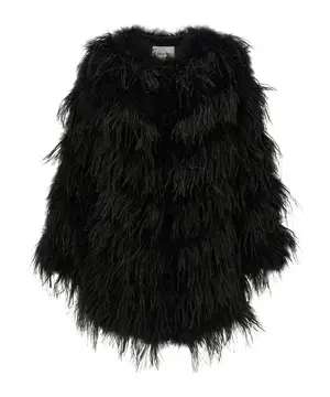YVES SALOMON Feather Caban