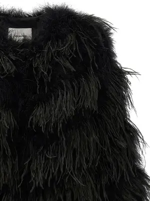 YVES SALOMON Feather Caban