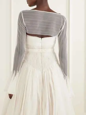 DANIELLE FRANKEL Lulu Tulle-chiffon Bolero