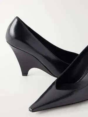 Bottega Veneta Scaletta 90 Leather Pumps